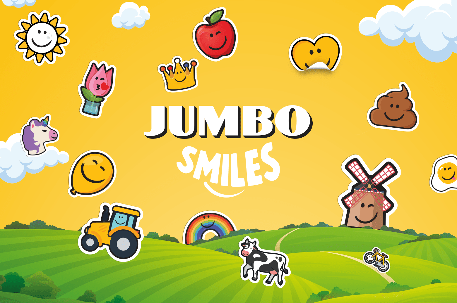 JUMBO SMILES (MULTI MAGNETS) - Craze